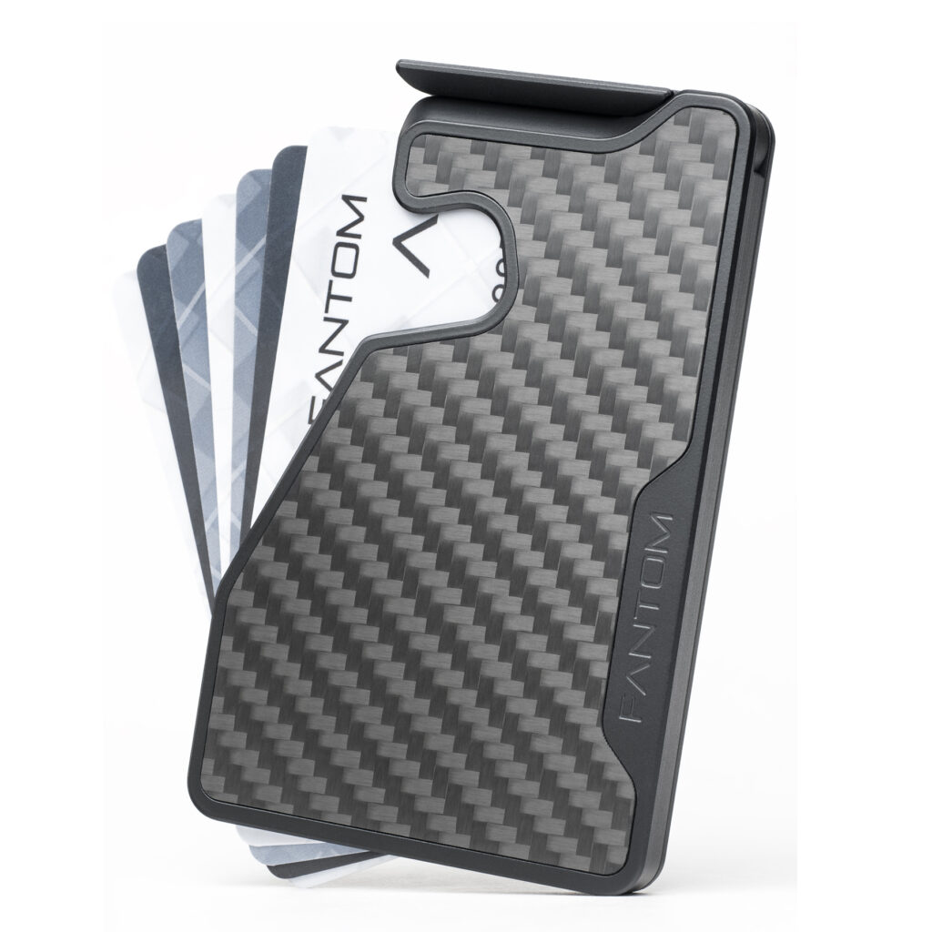 Fantom M Wallet, Extra Slim, Carbon Fiber – TB Imprints